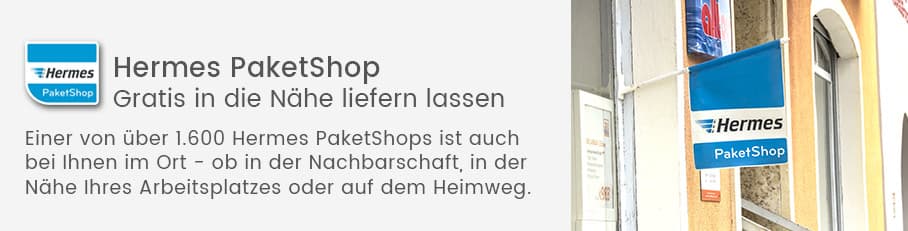 Lieferung an Hermes PaketShop | UNIVERSAL